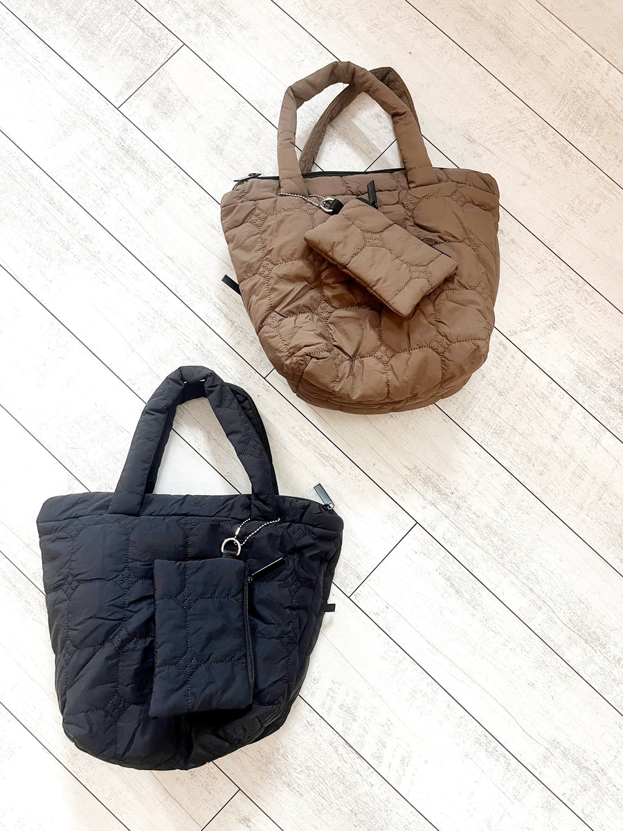 Quilted Puff Tote – Patterns and Pops