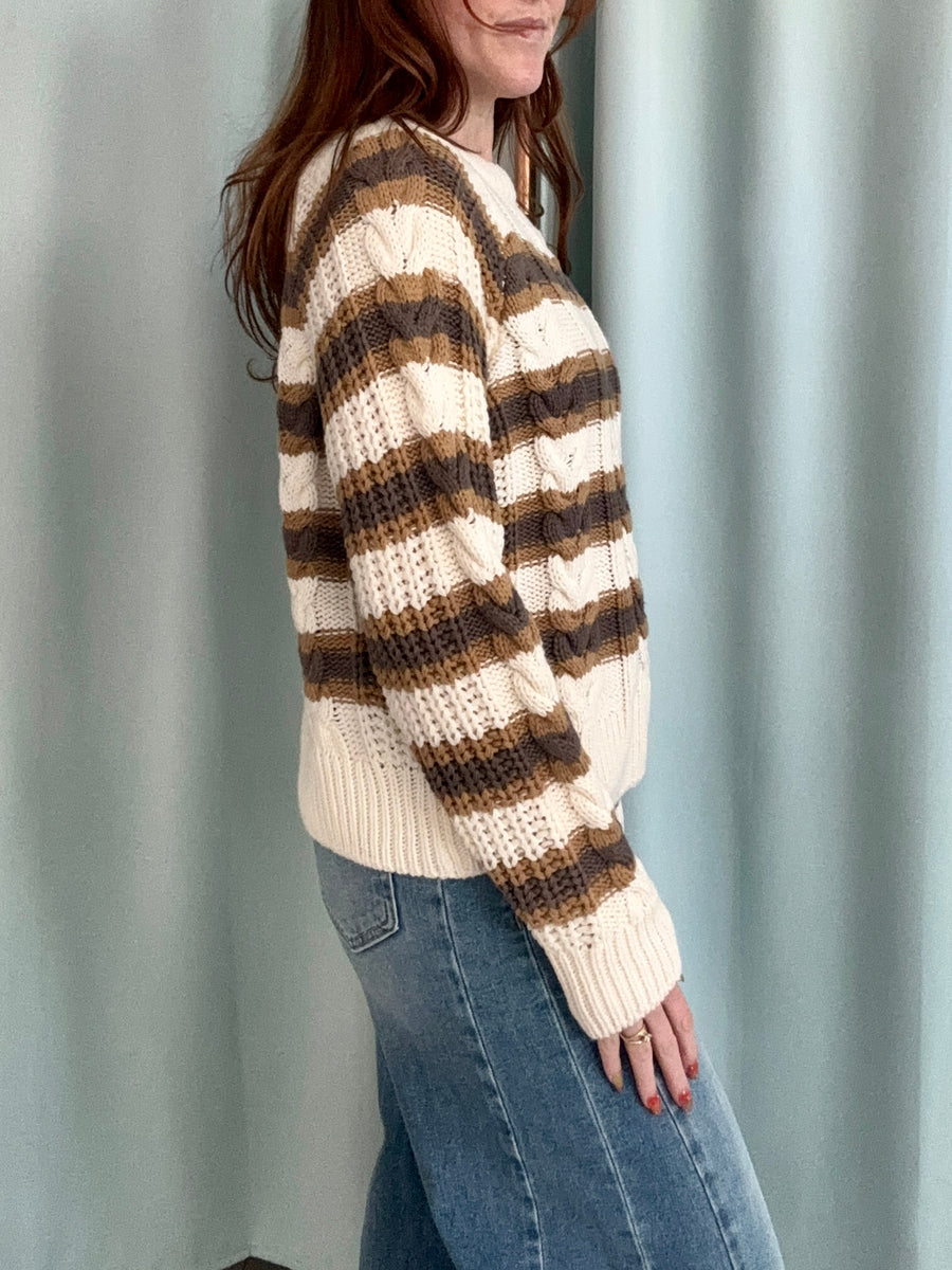Cable Classic Sweater – Patterns and Pops